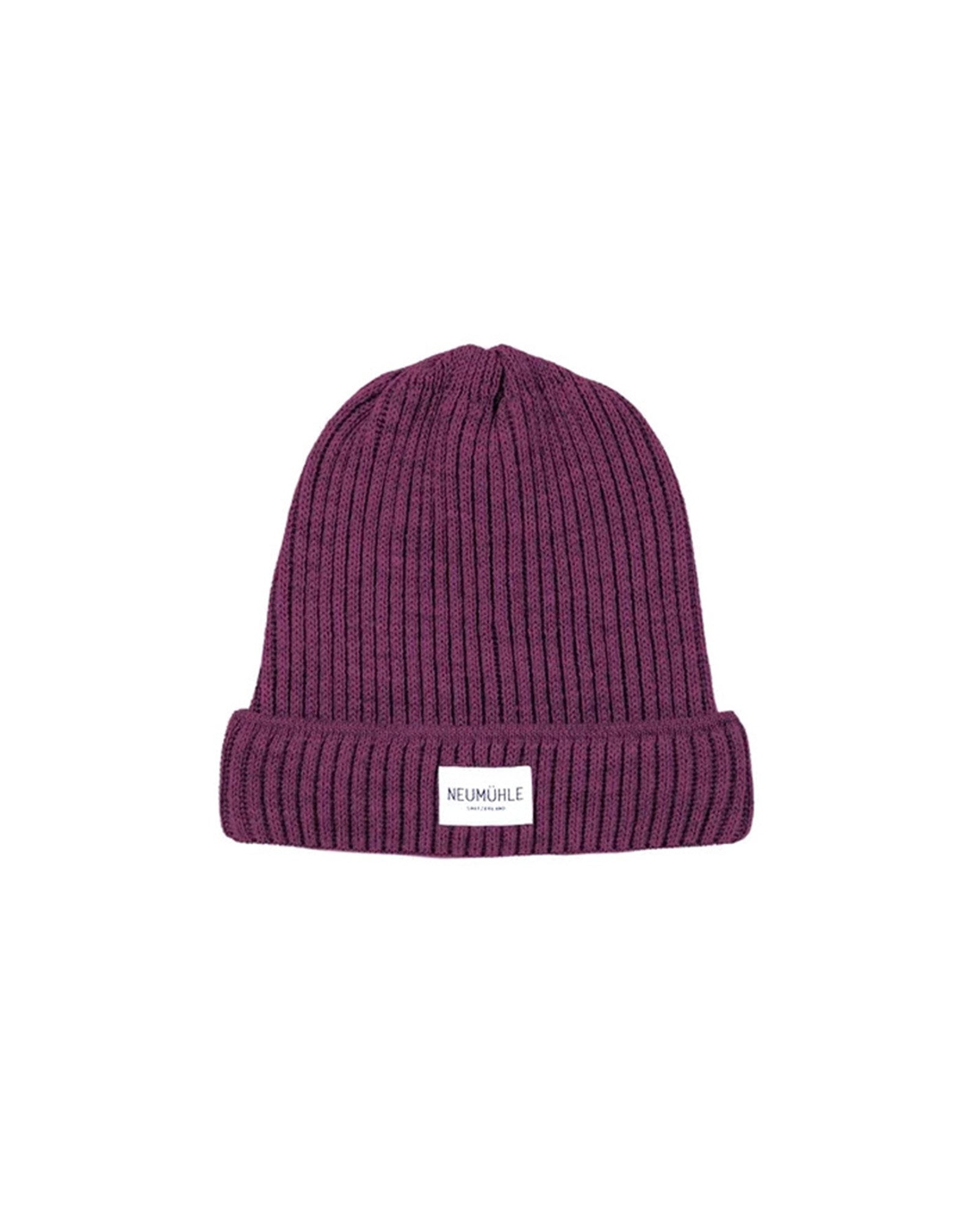 Mütze - Elbe - Aubergine - Organic Merino